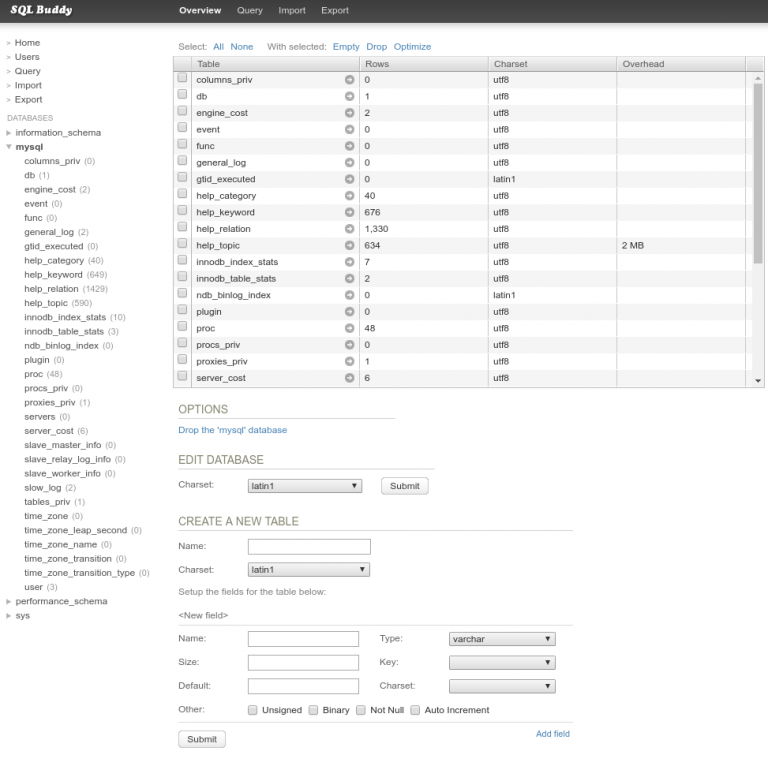 Liberado el fork SQL Buddy – IG Review - MVScada